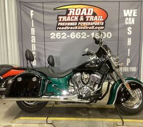 2018 Indian Motorcycle Springfield ABS Metallic Jade over Thunder Black ...